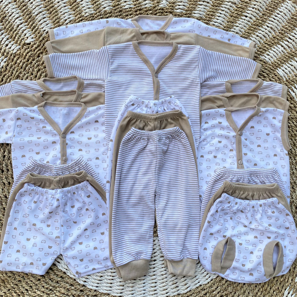 Jual 18 PCS BAJU BAYI Baru Lahir Paket Lahiran Komplit Setelan Bayi ...
