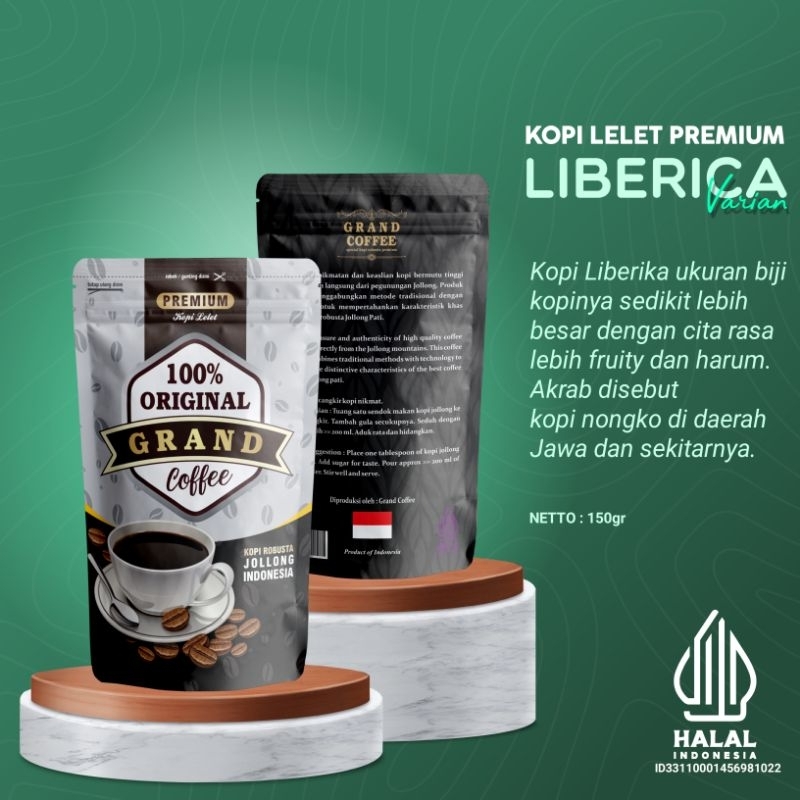 Jual KOPI LELET PREMIUM | VARIAN LIBERIKA GRAND COFFEE JOLLONG | Shopee ...
