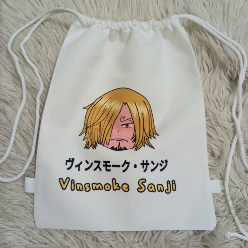 Jual Tas tali one piece string bag monkey d luffy zoro ace d portgas ...