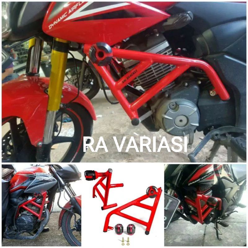 Jual Crashbar Honda Verza 150 Tubular Verza Old plus Jalu slider agna ...