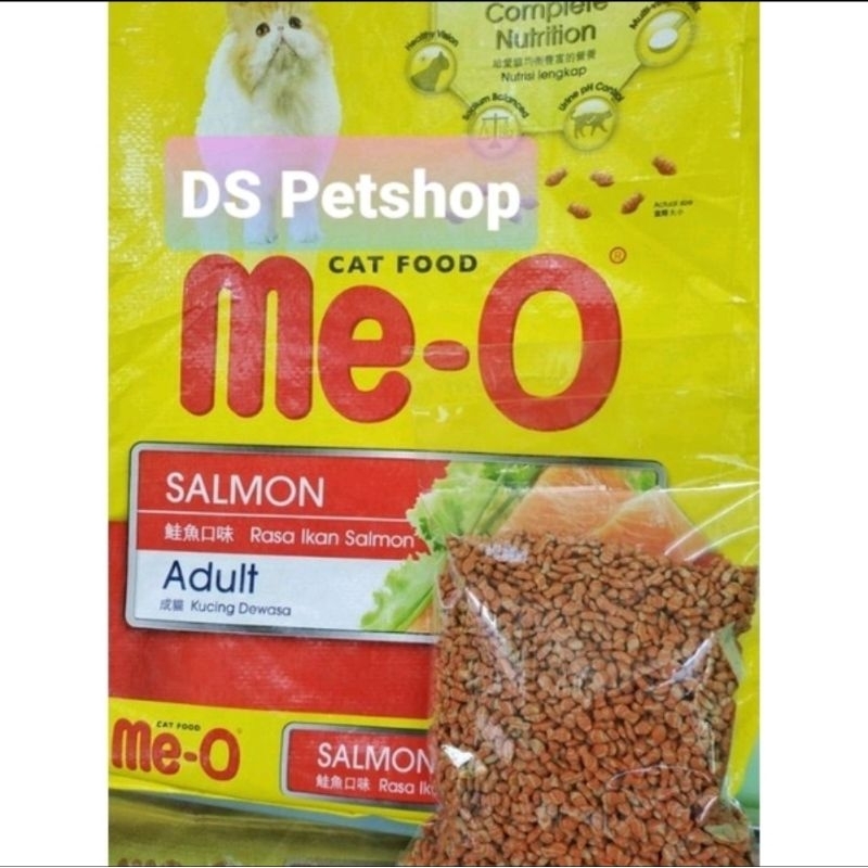 Jual Meo Salmon 1 kg || Makanan Kucing Me-O Salmon 1kg | Shopee Indonesia