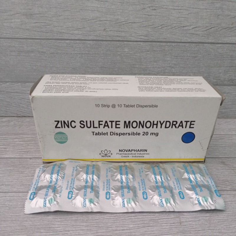 Jual Zinc Tablet (Jual perstrip) - Tidak Bisa Pilih Pabrik | Shopee ...