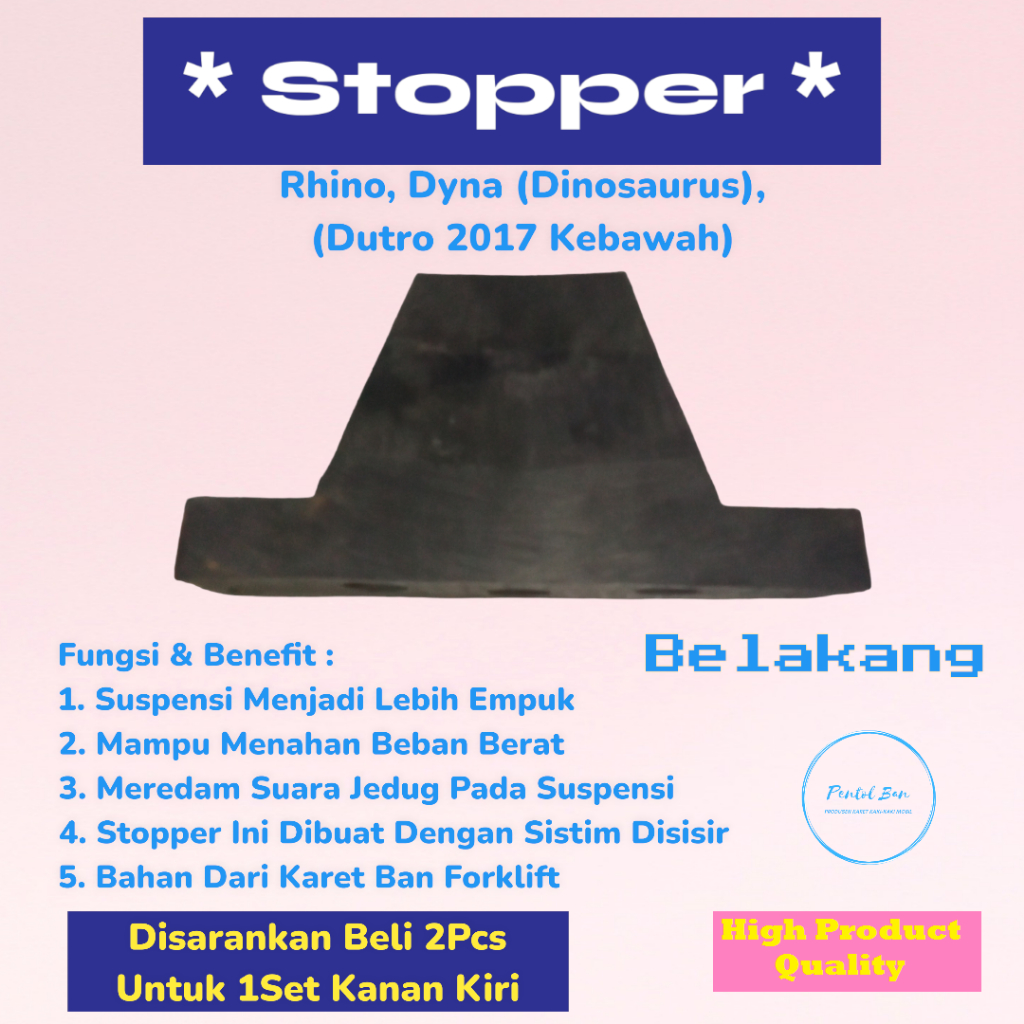 Jual Stopper Rhino/Dyna (Dinosaurus)/(Dutro 2017 Kebawah) Bagian ...