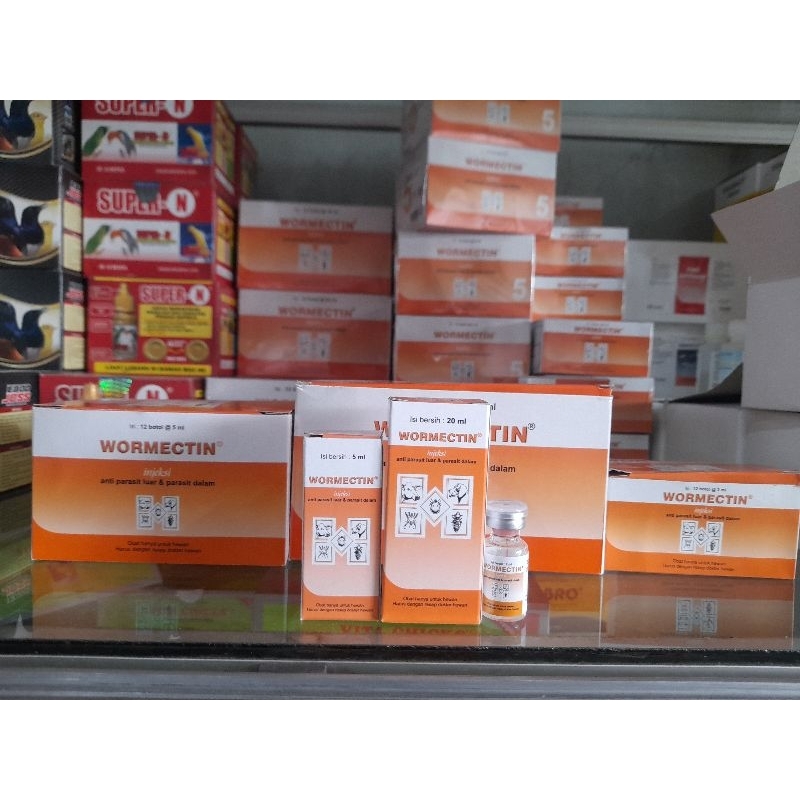 Jual WORMECTIN 5ML anti parasit,kutu, cacing dan gudik | Shopee Indonesia