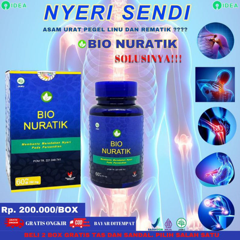 Jual BIO NURATIK OBAT PEGEL LINU , ASAM URAT & REMATIK | Shopee Indonesia