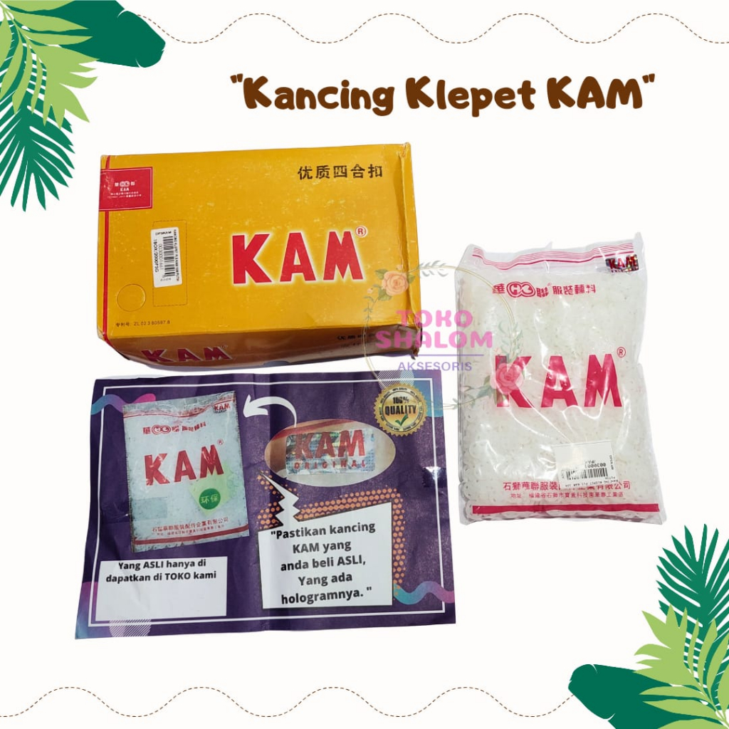 Jual Kancing Cetet Jepret Snap Button Plastik KAM 1CM Putih Bening 1000 ...