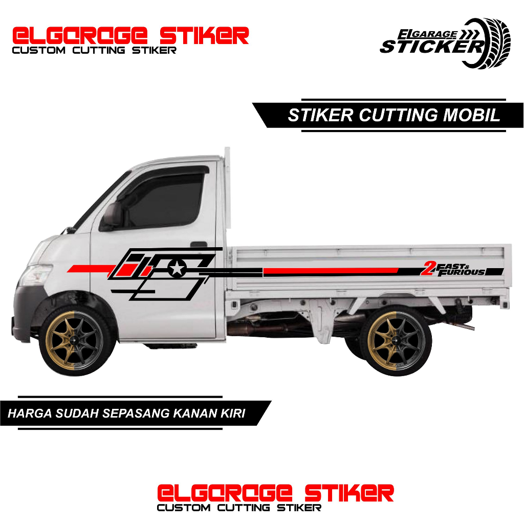 Jual Stiker mobil pickup granmax stiker cutting list body samping all ... Jual Stiker mobil pickup granmax stiker cutting list body samping all ...