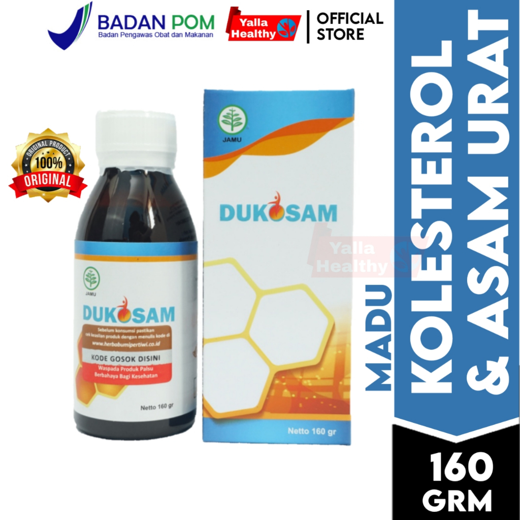 Jual Obat Asam Urat Kolesterol Dukosam Forte Madu Herbal Meredakan ...