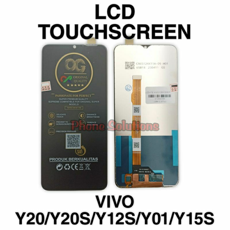 Jual LCD TOUCHSCREEN VIVO Y20/Y20S/Y12S/Y01/Y15S ORIGINAL QUALITY (OG) | Shopee Indonesia