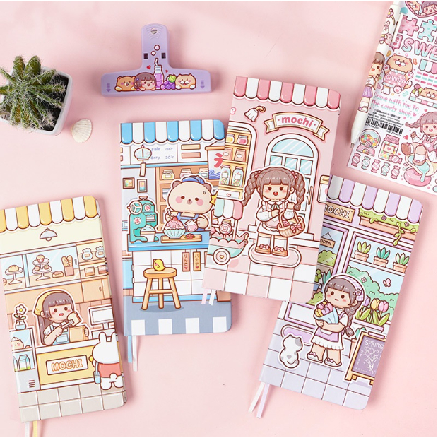 Jual Buku Small MOCHI KECIL weeks DIY notebook A6 88 halaman isi satu ...