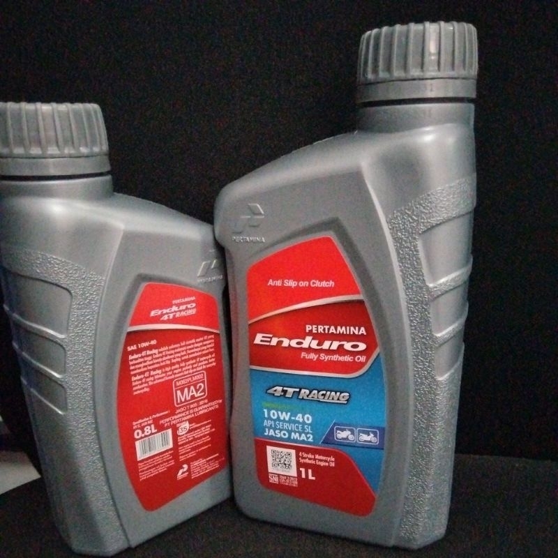 Jual PERTAMINA ENDURO RACING 4T 10w-40 1 Liter 800ml 1L 0.8L Oli Mesin motor S 4 Tak 4Tak ASLI ...