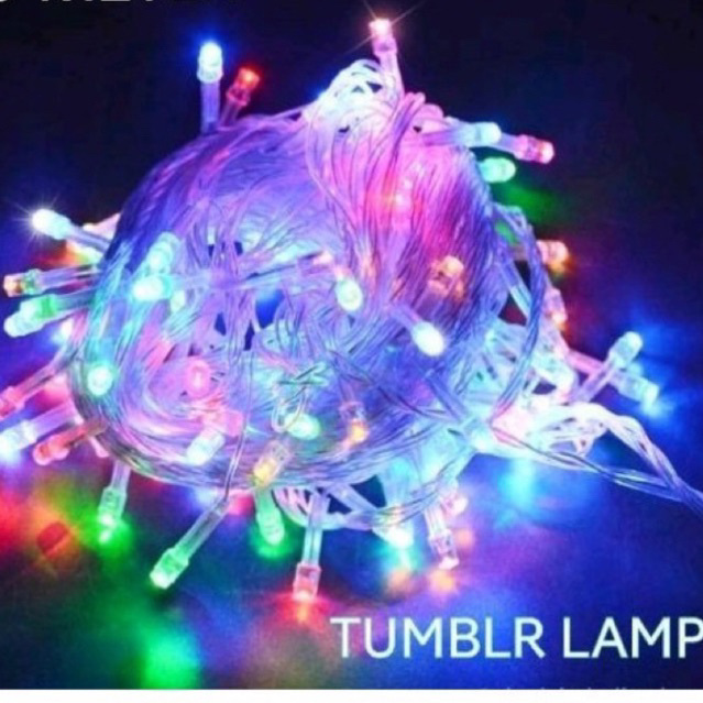 Jual LAMPU TUMBLER Rainbow Kelap Kelip Kemasan Box Lampu hias Agustus ...