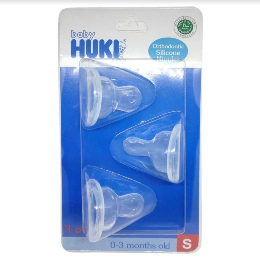 Jual ARJUNA HUKI Baby Nipple Dot Silicone Regular Bulat & Orthodontic ...