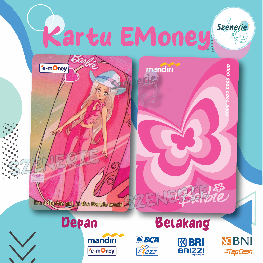 Jual Emoney Barbie Girl Cute Flazz gen 2 Kartu E-money Mandiri BCA ...