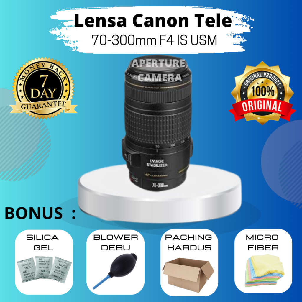 Jual LENSA CANON TELE 70-300MM F4 IS USM MULUS LIKE NEW FULLSET BOX ...