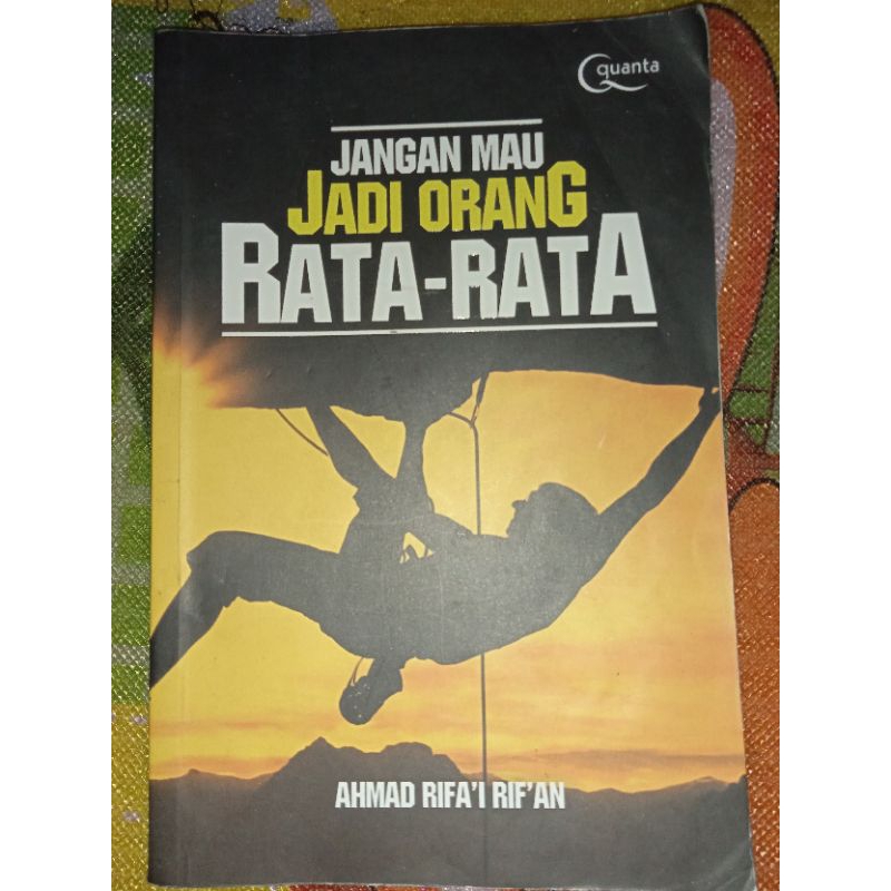 Jual JANGAN MAU JADI ORANG RATA-RATA BUKU BEKAS ORI | Shopee Indonesia