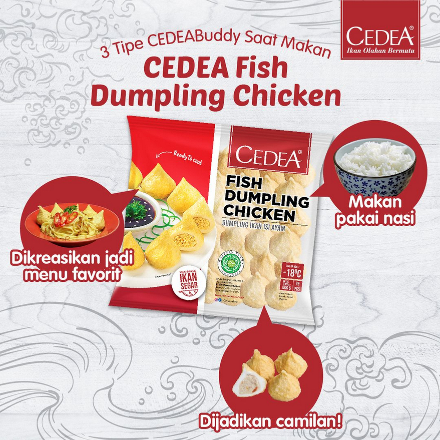 Jual CEDEA Fish Dumpling Chicken 500gr | Shopee Indonesia