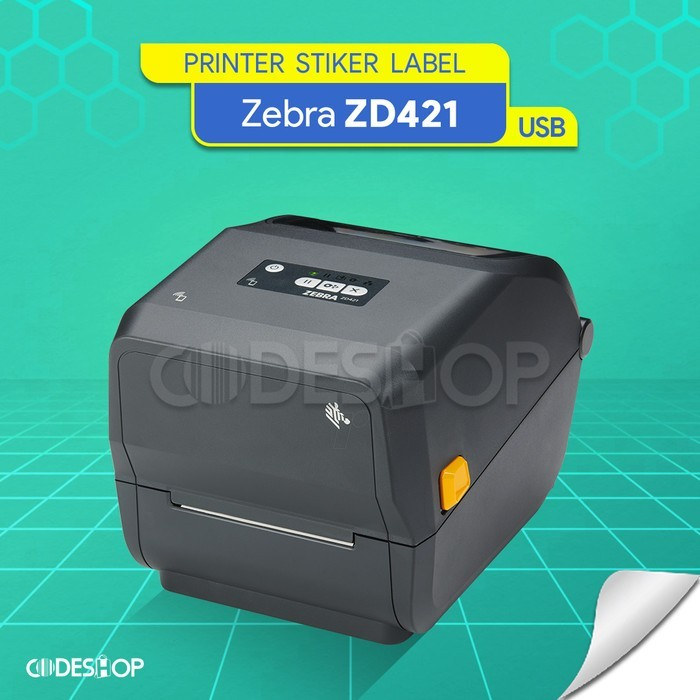 Jual Printer Zebra ZD421 / ZD-421 Cetak Label Asset Warehouse | Shopee ...