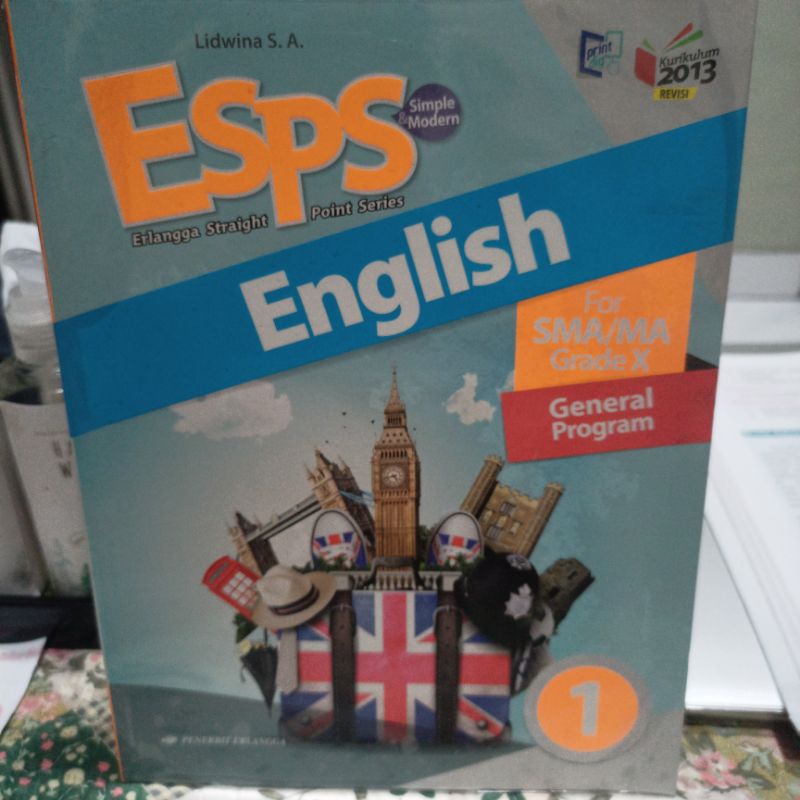Jual Buku ESPS English SMA kelas X original (second) | Shopee Indonesia
