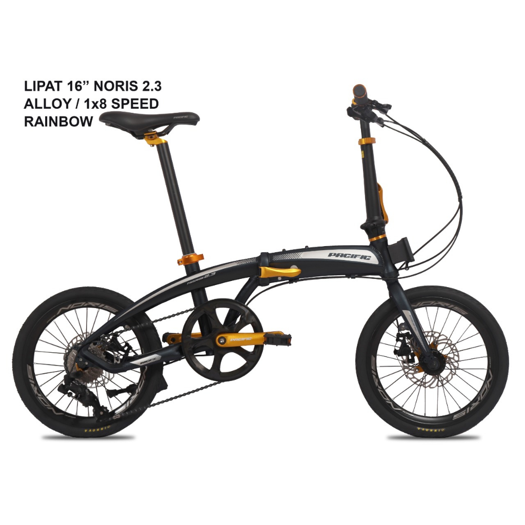 Jual KHUSUS GOSEND Sepeda Lipat Noris 2.3 Folding Bike 16" | Shopee ...