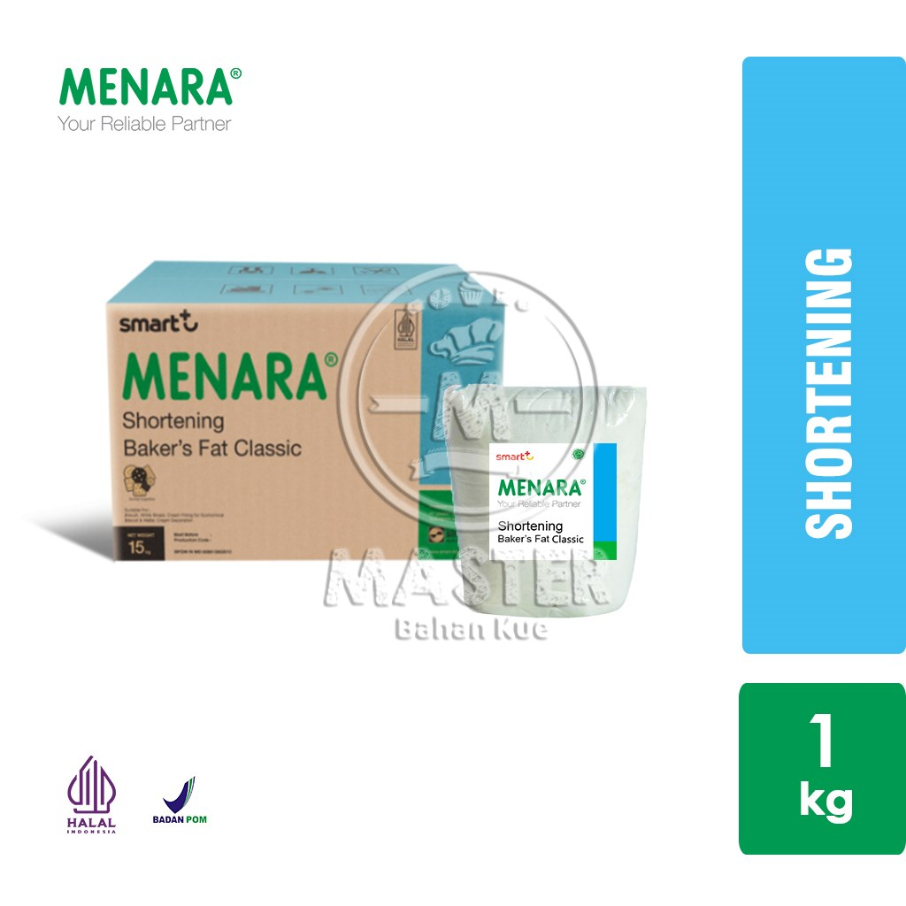 Jual Menara Baker's Fat Classic Shortening Buttercream [1 kg] | Shopee ...