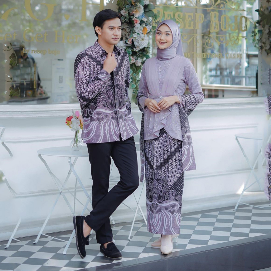 Jual BATIK COUPLE TERMURAH - Kebaya Couple Modern Devinta Kondangan ...