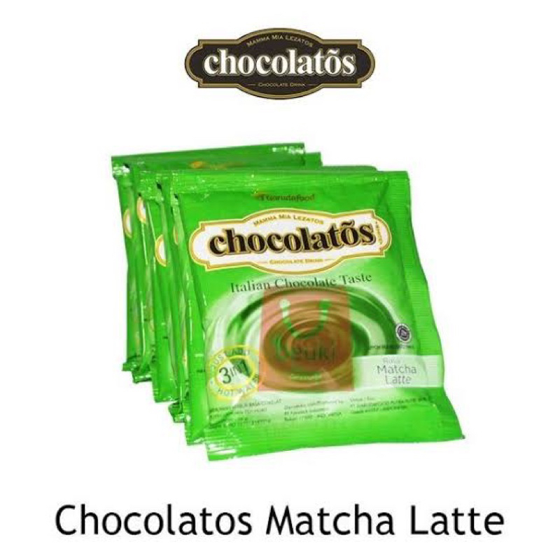 Jual Chocolatos matcha drink kemasan sachet 1 renceng isi 10sachet ...