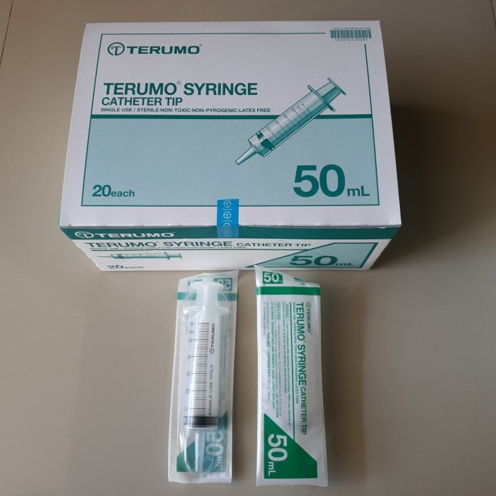 Jual Terumo Syringe 50cc / Spuit 50ml / Catheter Tip 50cc Terumo ...