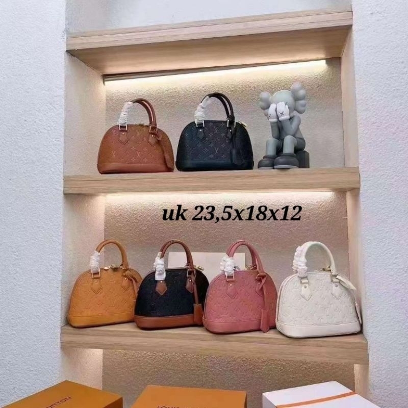 Jual TAS PREMIUM VL ALMA MONOGRAM IMPORT FREE BOX | Shopee Indonesia