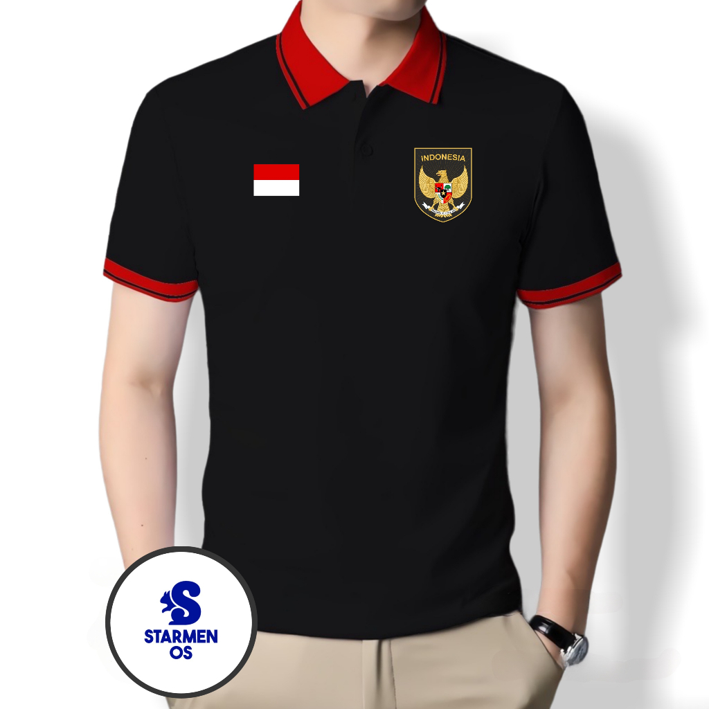 Jual Kaos Wangki Polo Atasan Tshirt Pria Kerah Wangki Big List GARUDA ...