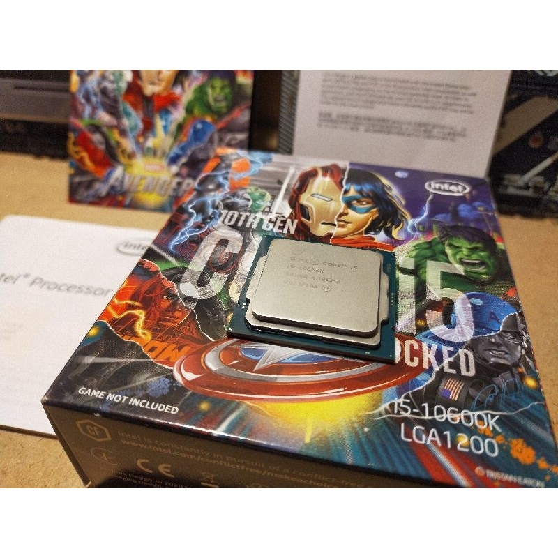 Jual core i5 10600k comet lake 12mb Cache 6 core 12 threads fullset (GARANSI ON 7 DES 2023 ...