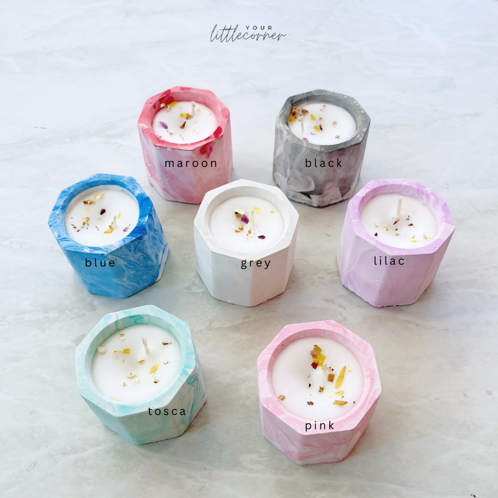 Jual Souvenir Lilin Aromaterapi Pot Octagon Packaging Mika | Shopee ...
