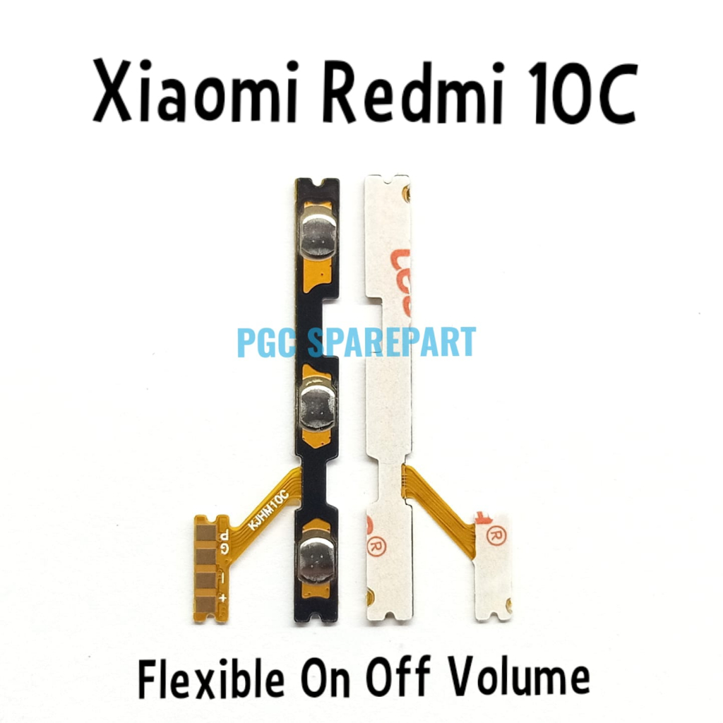 Jual Original Flexible Konektor Power On Off + Volume Xiaomi Redmi 10C ...