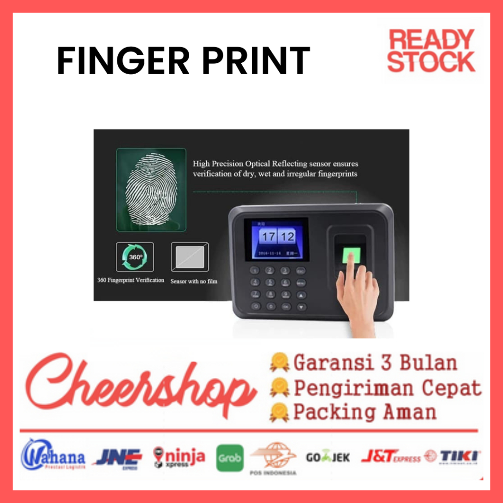 Jual FINGER PRINT MESIN ABSENSI A3 FINGERPRINT SIDIK JARI MESIN ABSEN | Shopee Indonesia
