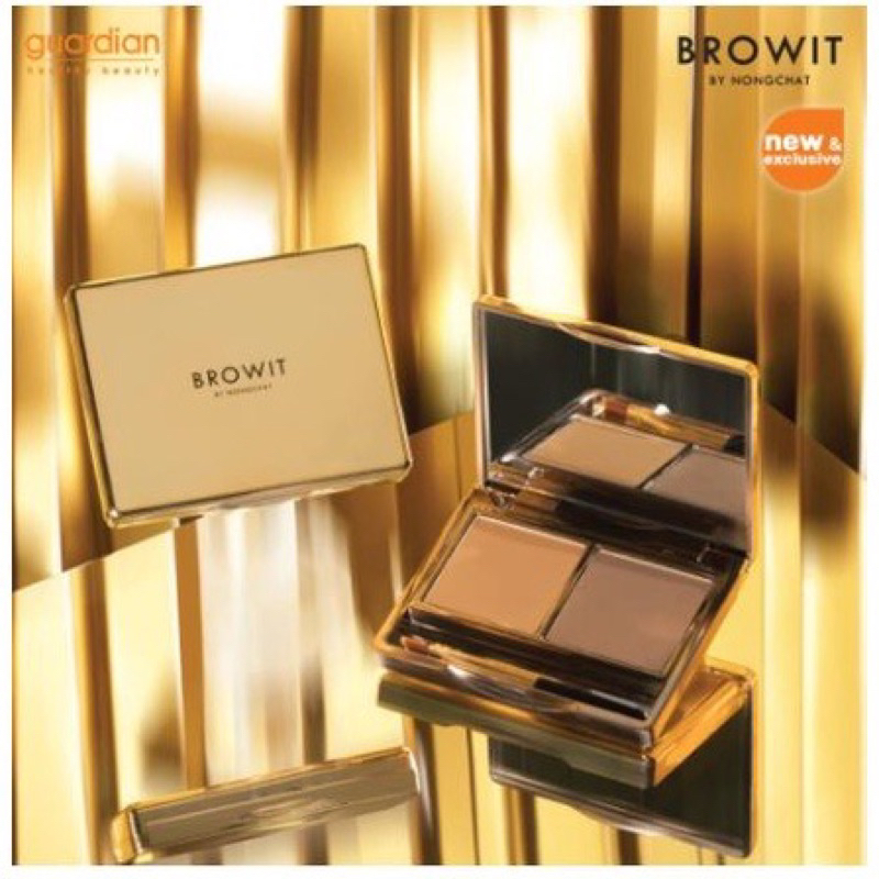 Jual Browit By Nongchat Professional Easy Drawing Brow Shadow Powder ...