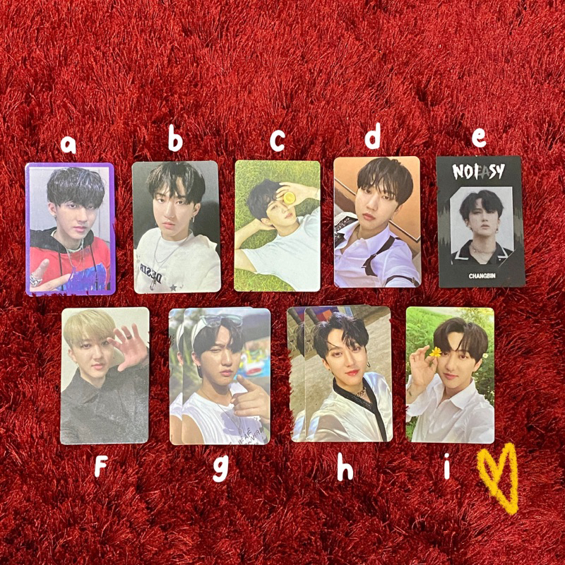 Jual stray kidz changbin pc photocard / miroh yellow wood no easy ...