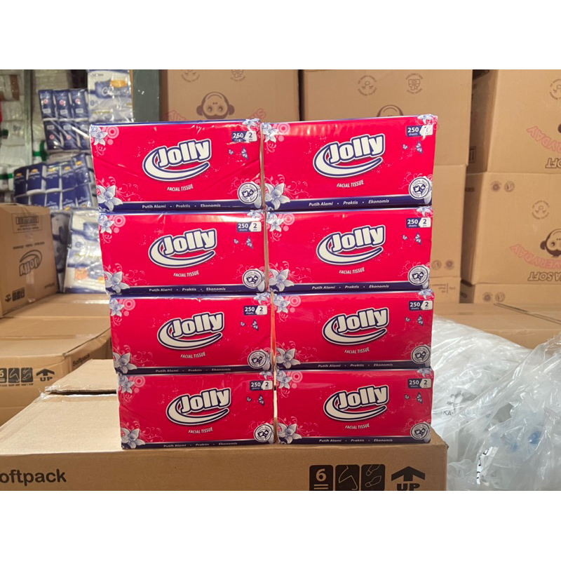 Jual Tissue jolly 250 sheet 1 BUNDLE (4 PCS ) | Shopee Indonesia