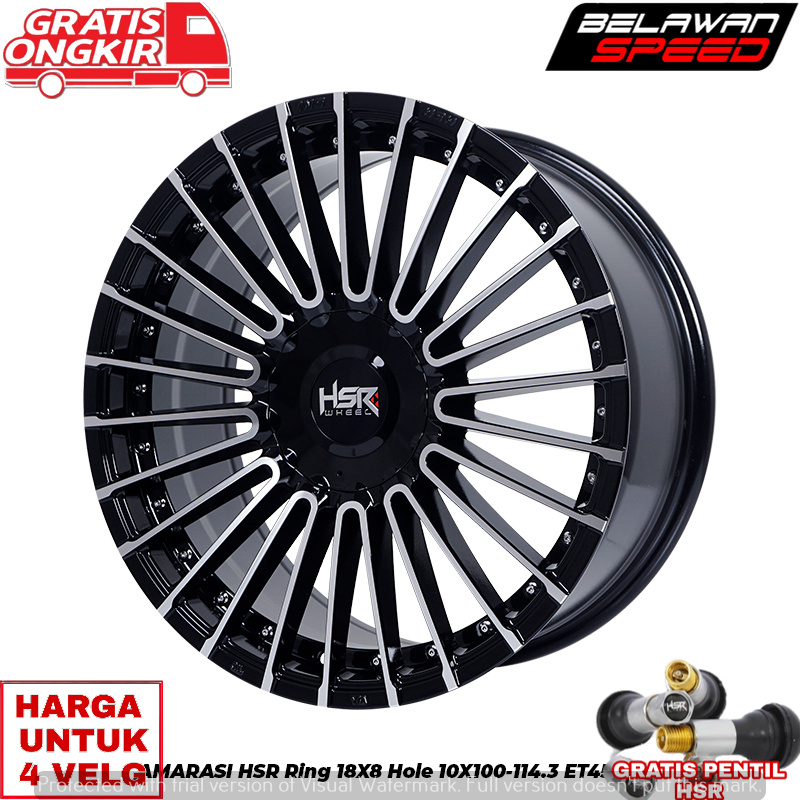 Jual PELEK MOBIL RACING VELG MODIFIKASI RING 18 HSR AMARASI PCD 5X114,3 ...