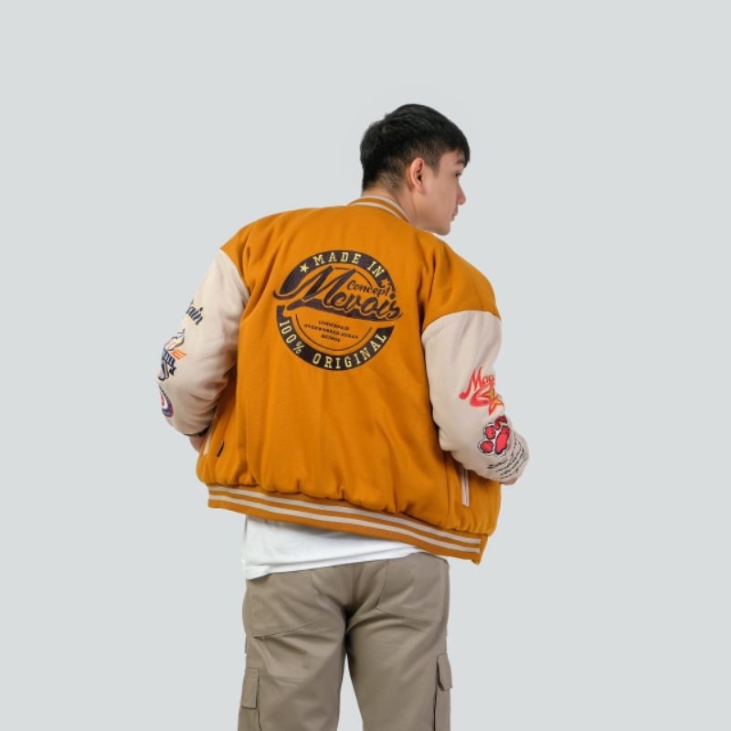 Jual Jaket Varsity Premium Distro Sanshiki Pria dan Wanita | Shopee ...