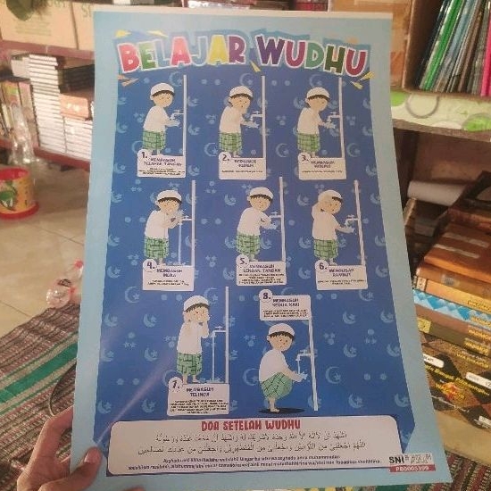 Jual Poster belajar wudlu | Shopee Indonesia