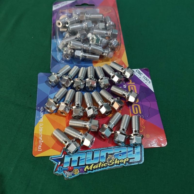 Jual Baut banjo kaliper 2 kunci drat kasar | Shopee Indonesia