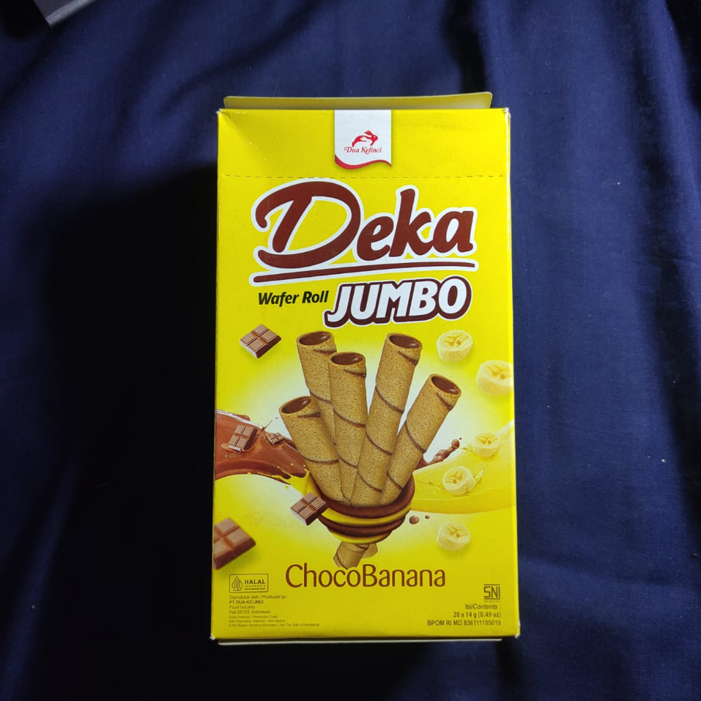 Jual DEKA Wafer Roll Jumbo - Choco Banana coklat pisang coco(isi ...