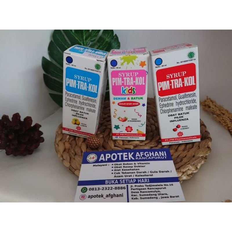 Jual PIMTRAKOL Syrup 60 Ml (Cherry, Lemon, Strawberry) | Shopee Indonesia