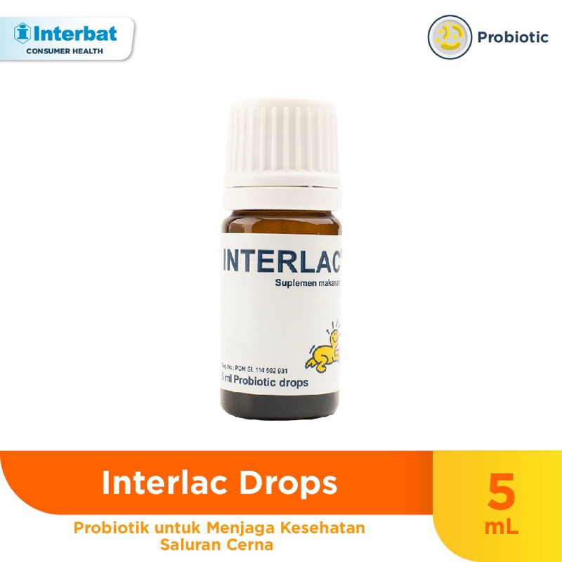 Jual Interlac Drops 5ml - Menjaga Kesehatan Saluran Cerna | Shopee ...