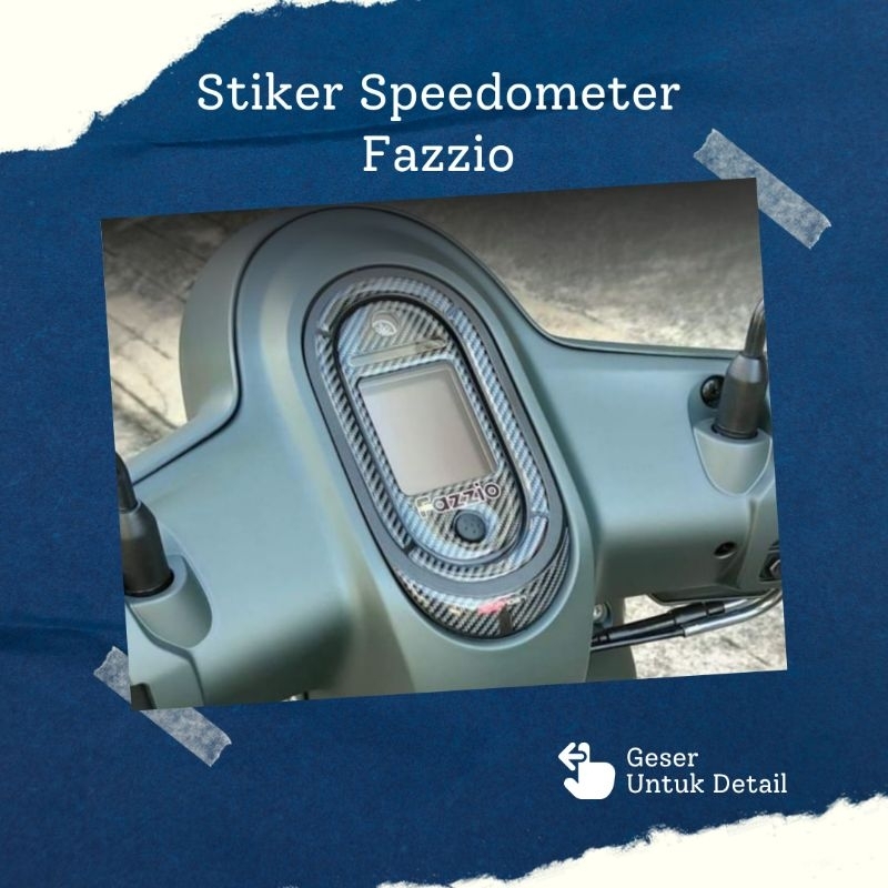Jual Motopad27 Stiker Anti gores Spido Meter Speedometer Yamaha Fazzio ...