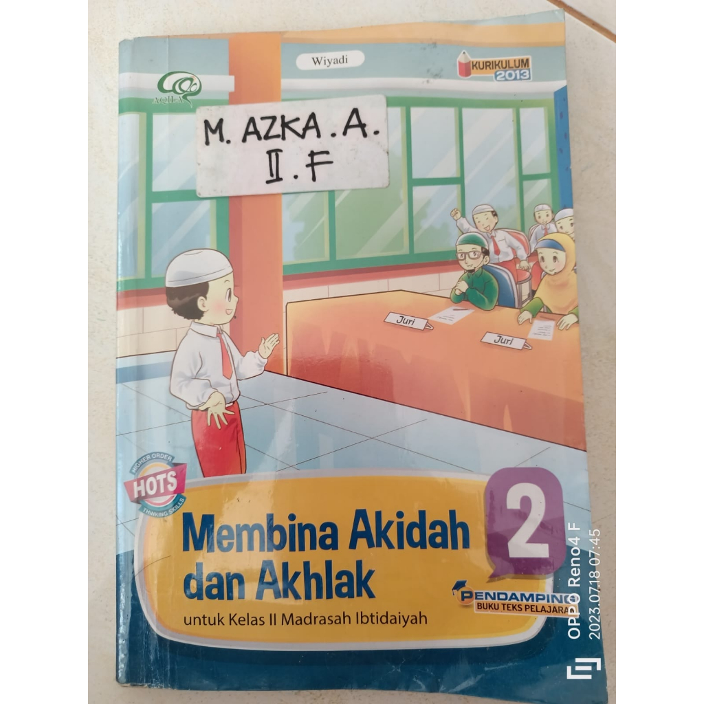Jual Akidah Akhlak / Aqidah akhlak kelas 2 SD / MI Aqilla | Shopee Indonesia