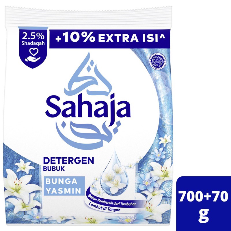 Jual SAHAJA DETERJEN BUBUK YASMIN 700g + 70g | Shopee Indonesia