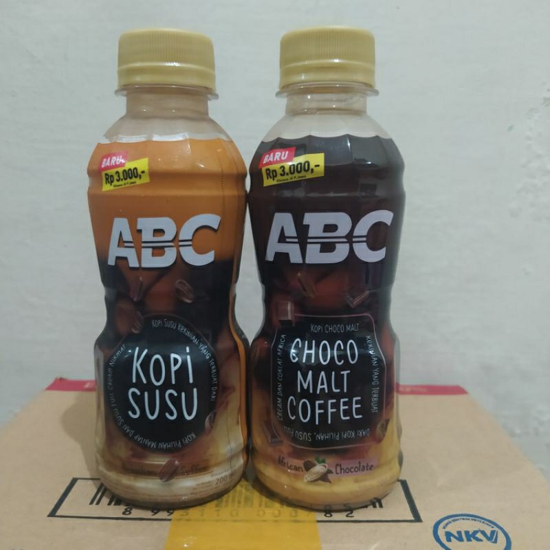 Jual Kopi susu abc siap minum 200ml / kopi chocomalt abc siap minum ...