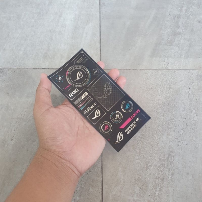 Jual Asus ROG Phone 3 5 5s Pro Ultimate - stiker sticker Original ...