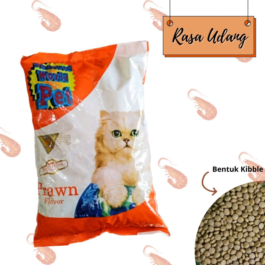 Jual Makanan Kucing Universal Prawn 1kg | Shopee Indonesia
